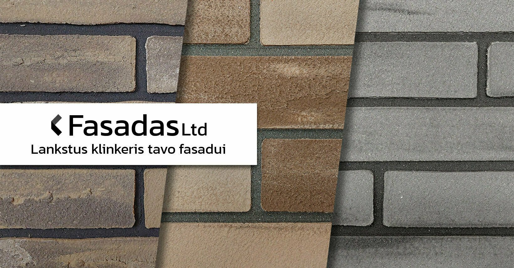 Lanksčios fasado plytelės, klinkeris | FasadasLTD